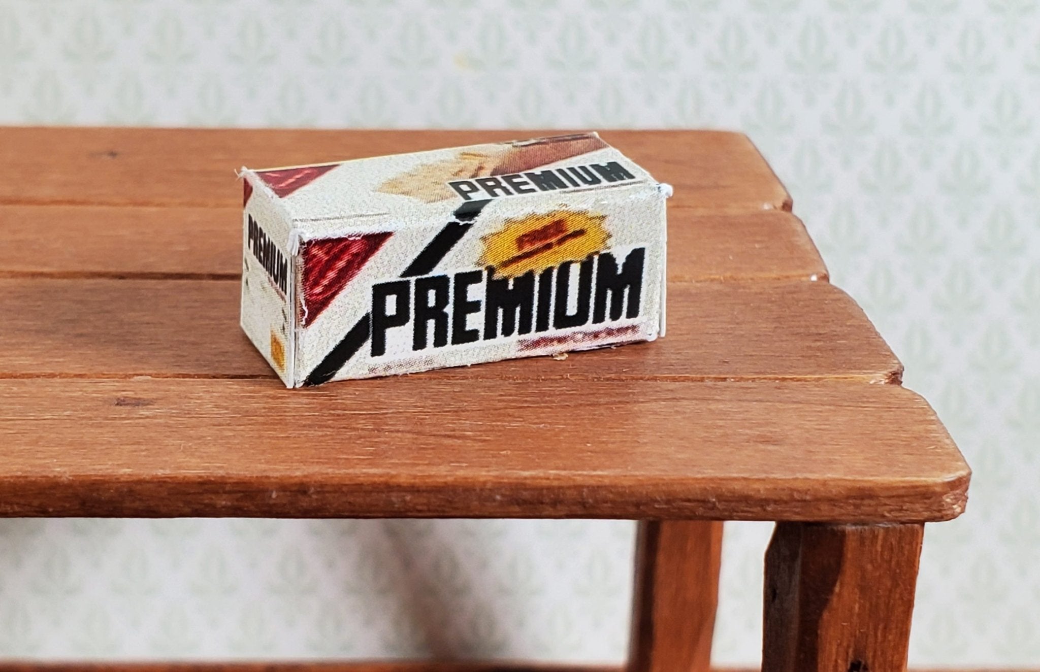 Dollhouse Box of Crackers 1:12 Scale Miniature Food Groceries Modern ...