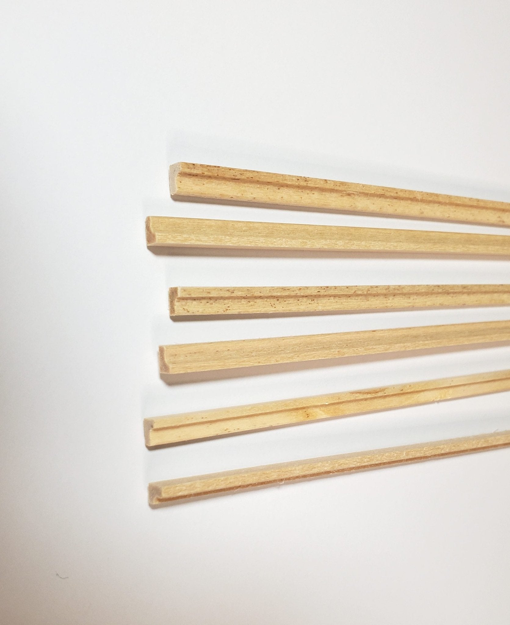 Dollhouse Picture Rail Trim 4mm x 18" 6 pc Model Building 1:12 Scale ...