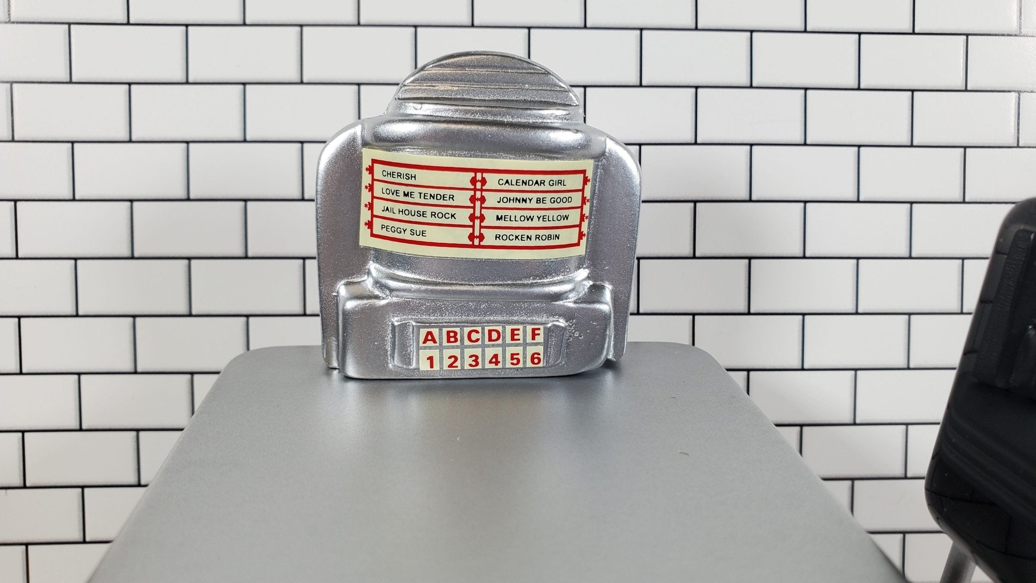 Dollhouse Table Top Jukebox Selector 1950s Retro Style 1:12 Scale ...
