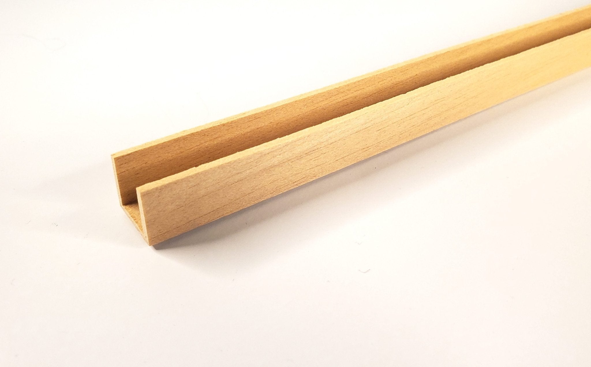 Miniature Channel Molding Trim 1/2" x 1/2" x 18" long Dollhouses Scale ...