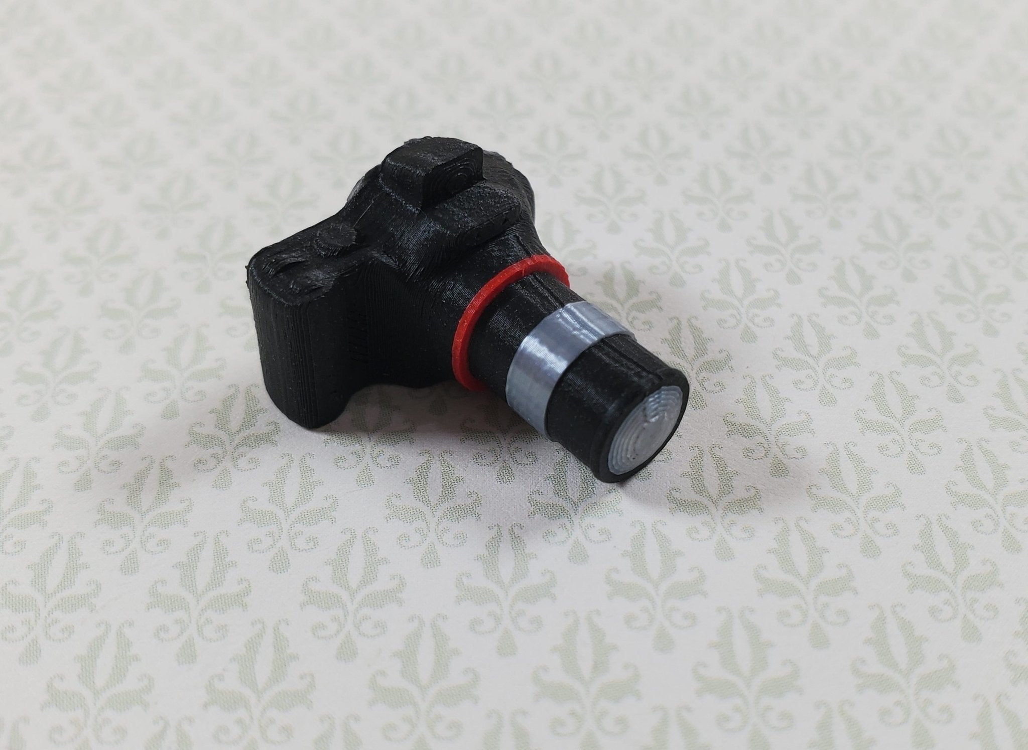 Miniature Prop Film Camera with Zoom Lens Modern Style 1:12 Scale ...