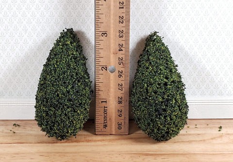 2 Model Scenery Shrubs Trees Bushes Green Dollhouses Scale Models Model ...