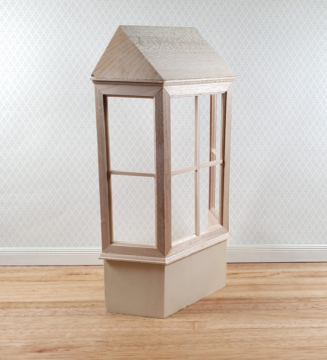 Dollhouse Bay Window Tall 1:12 Scale Miniature Floor to Ceiling DIY ...