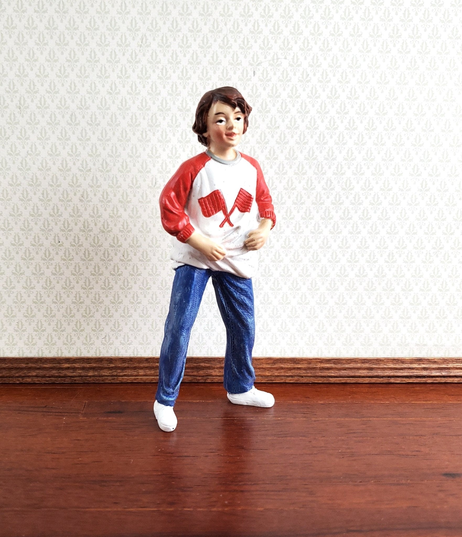 Dollhouse Boy Son Young Teenager Brother Resin Modern Standing 1:12 ...