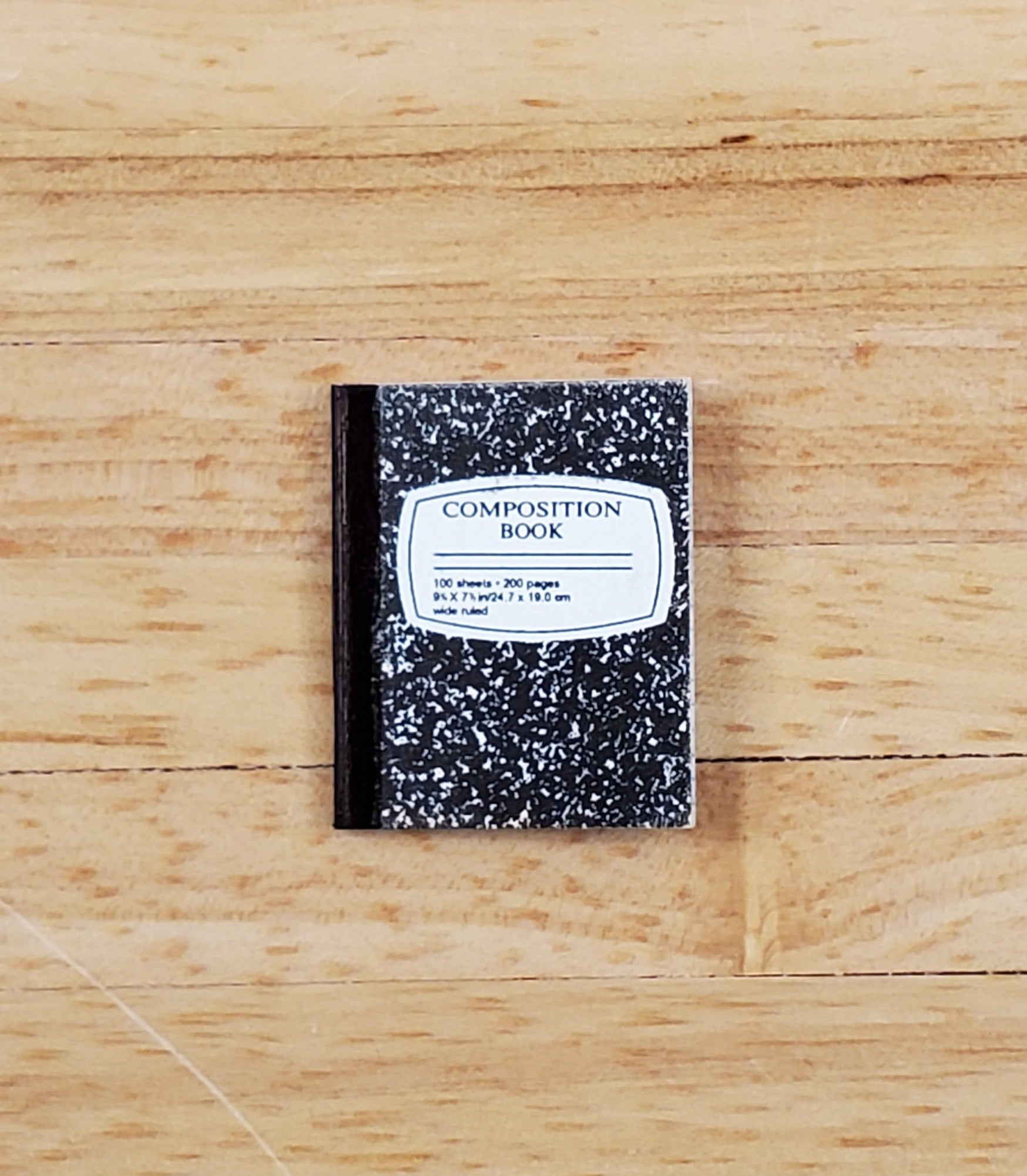 Dollhouse Composition Notebook Lined Pages 1:12 Scale Miniatures ...