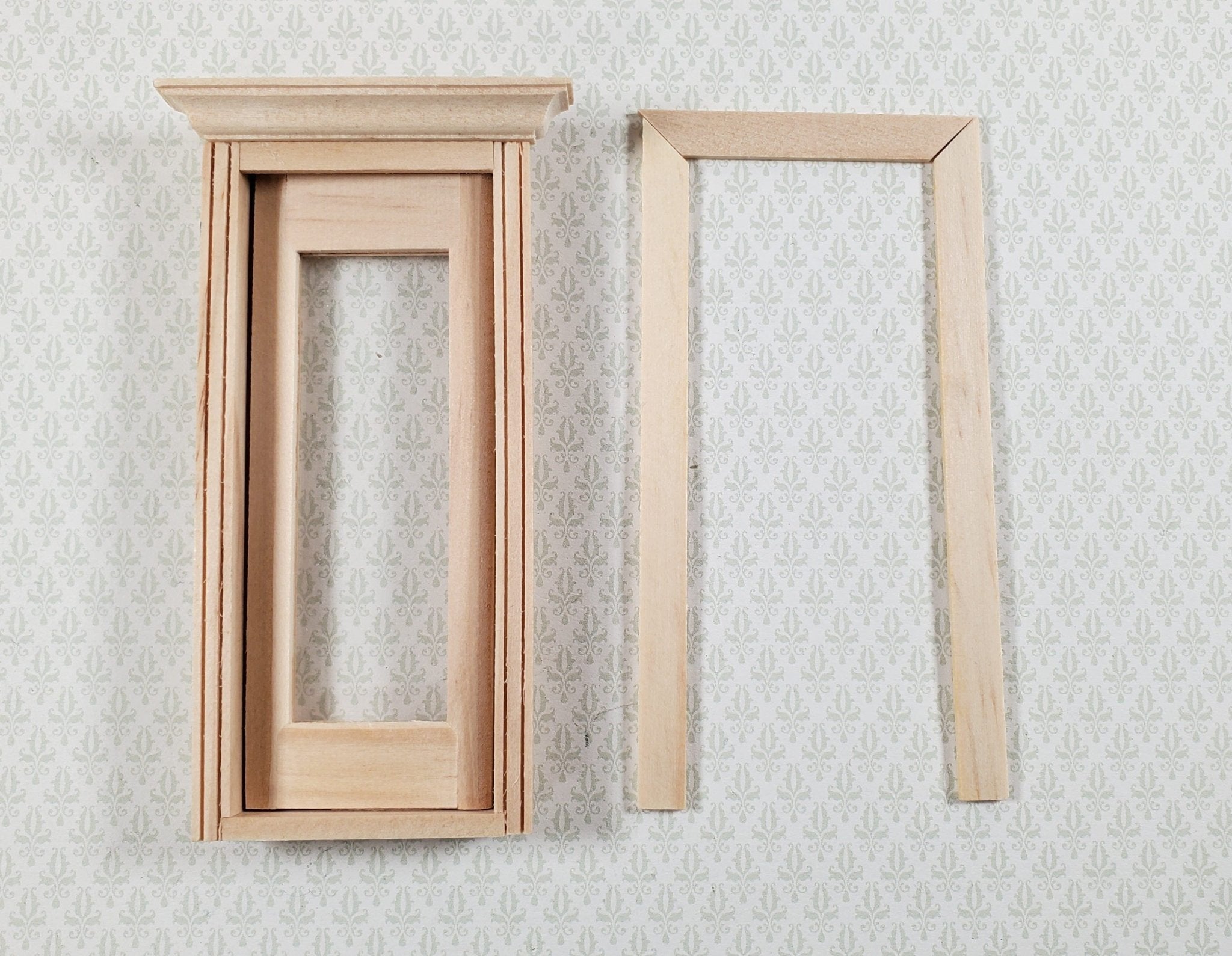 Dollhouse HALF SCALE 1:24 Door with "Glass" Insert HWH6033 Houseworks ...