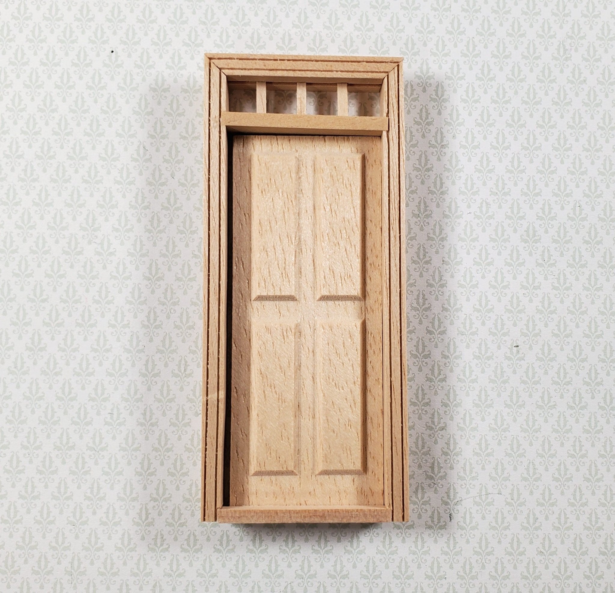Dollhouse HALF SCALE 1:24 Exterior Door Wood HWH6001 Houseworks ...
