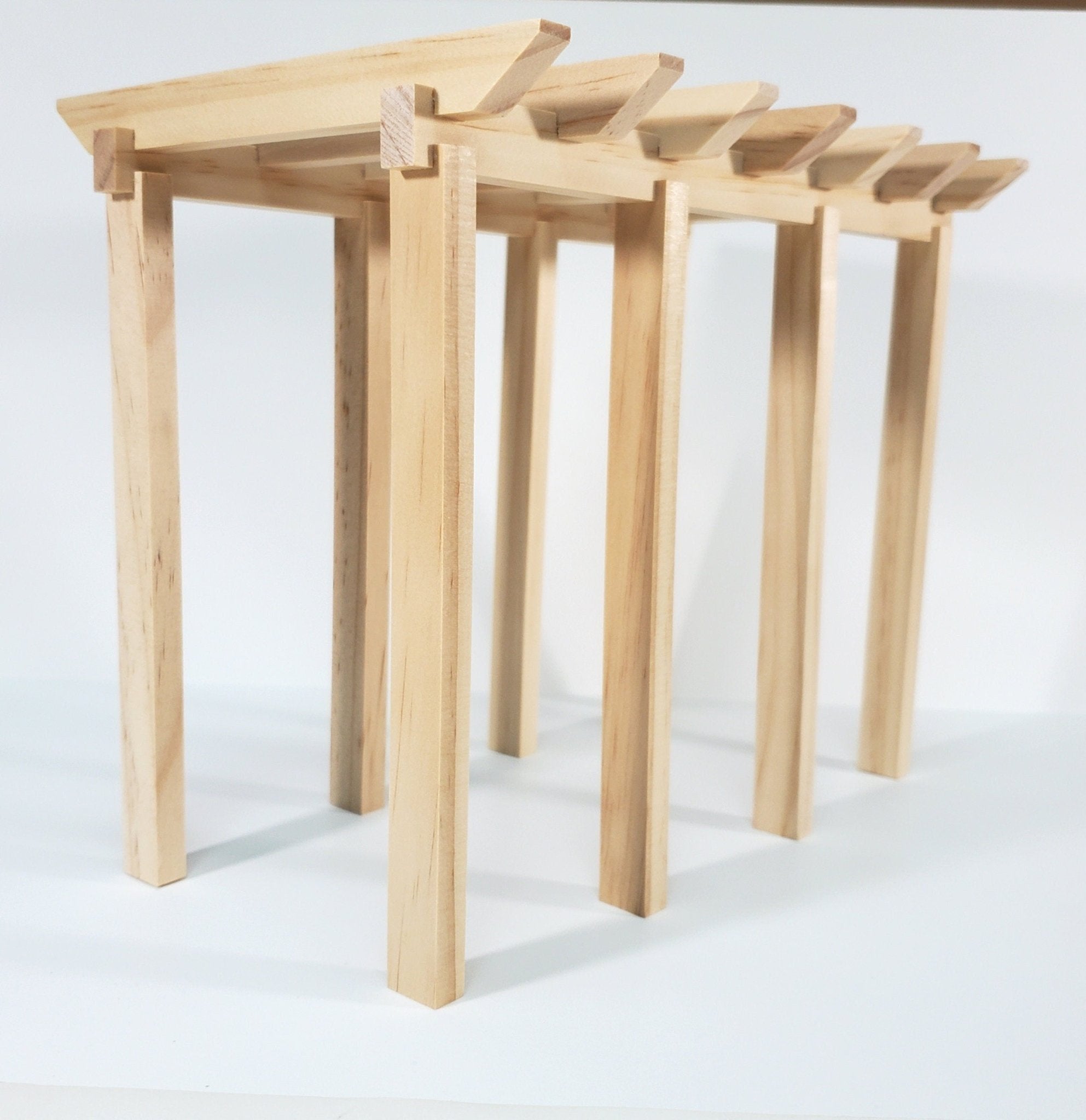 Dollhouse KIT Garden Pergola Arbor Trellis for Flowers Wood 1:12 Scale ...