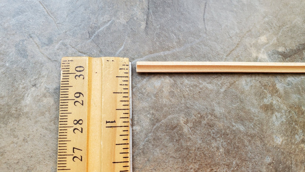 Dollhouse Miniature Cove Molding Trim Wood Strip 1/8" x 18" long 1:12 ...