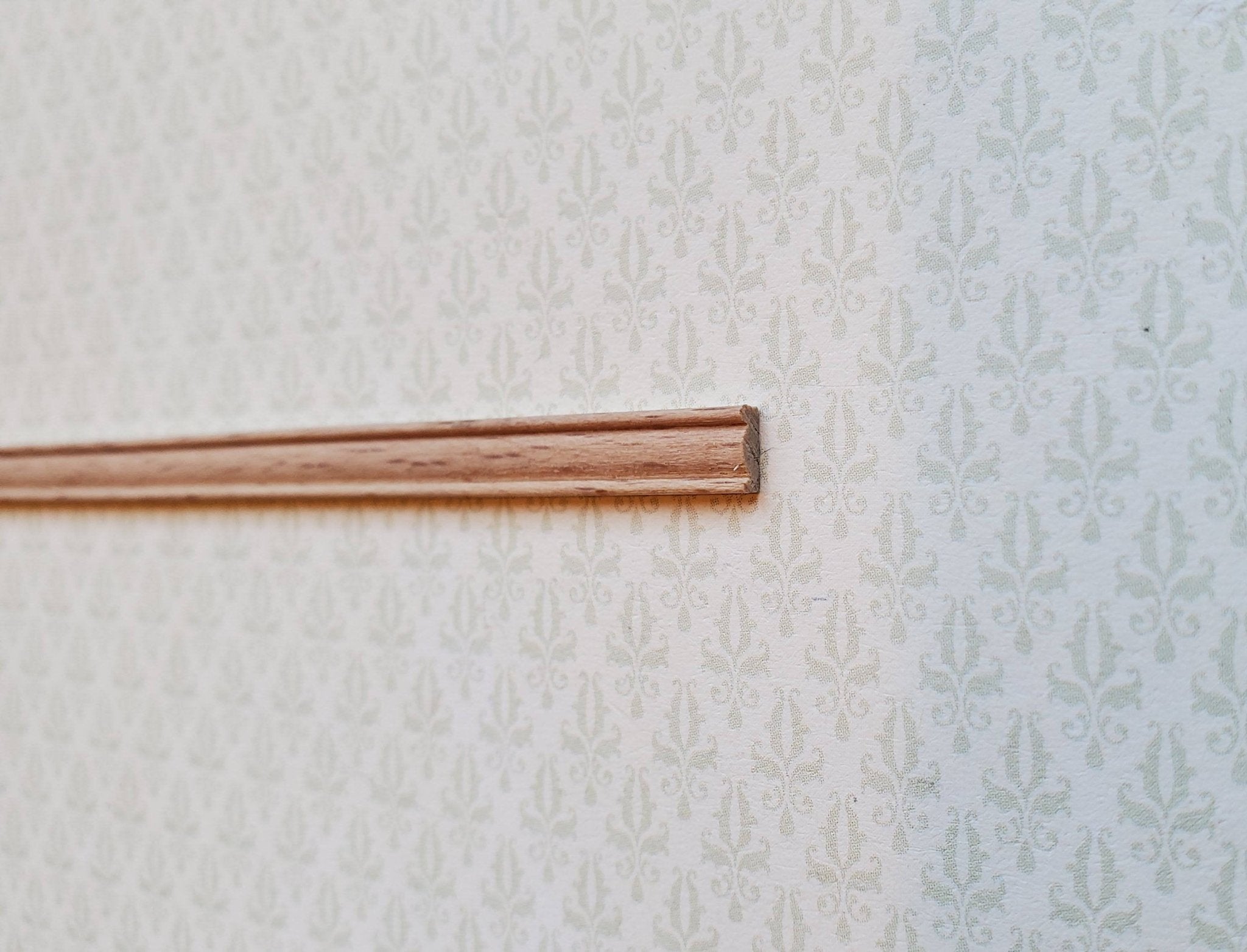 Dollhouse Miniatures Chair Rail Dado Railing 3/16" wide x 18" long 1:12 ...