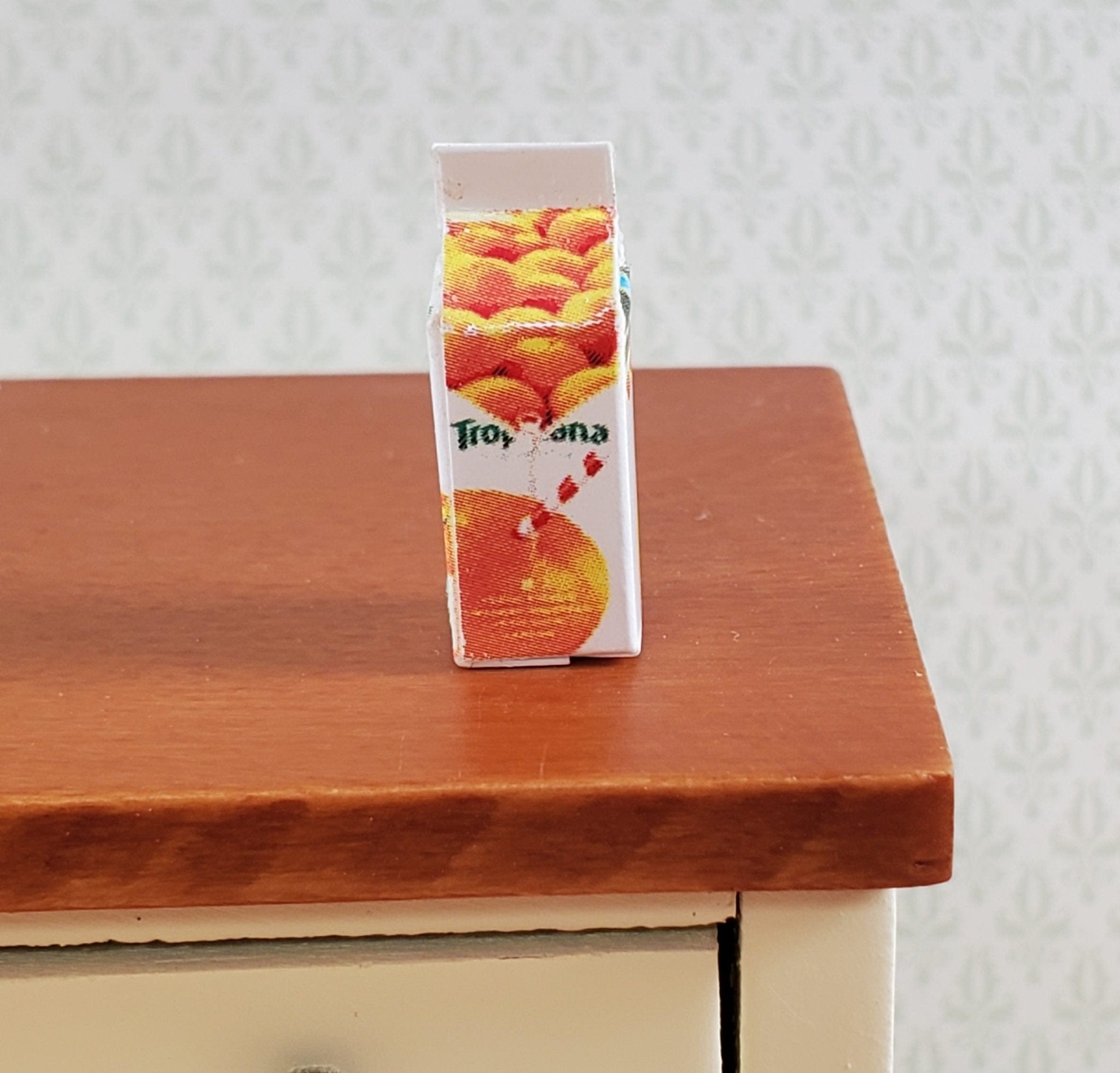 Dollhouse Orange Juice OJ Carton Tropicana 1:12 Scale Food Kitchen ...