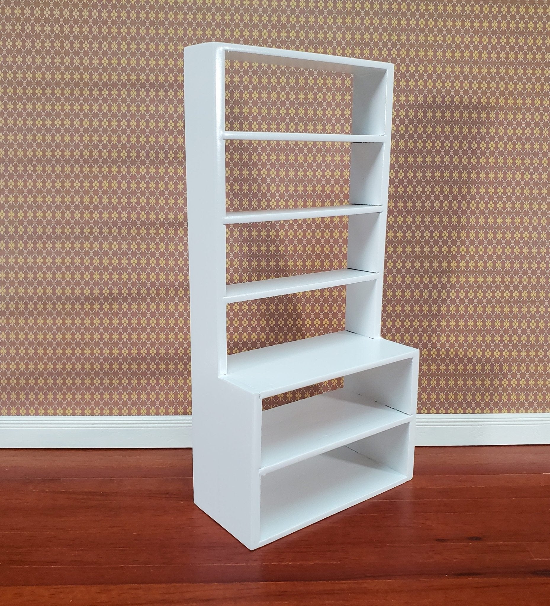 Dollhouse Shop Store Shelves Shelving White Wood Tall 1:12 Scale ...