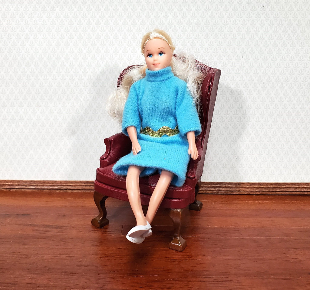 Dollhouse Woman Modern Doll Mom Mother Poseable 1:12 Scale Removable ...