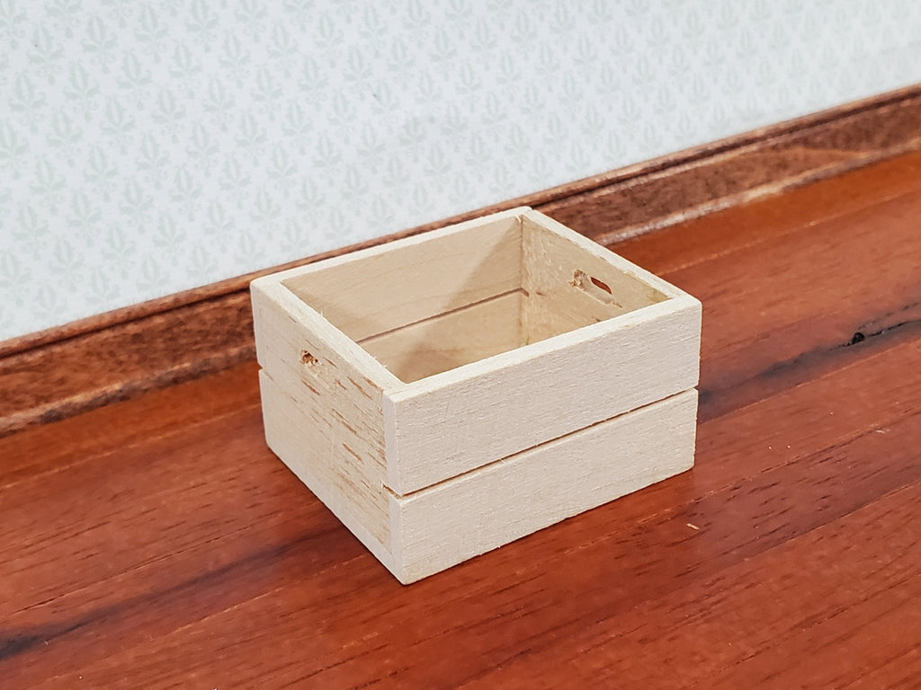 Dollhouse Wood Crates for Fruits or Vegetables Set of 3 1:12 Scale ...