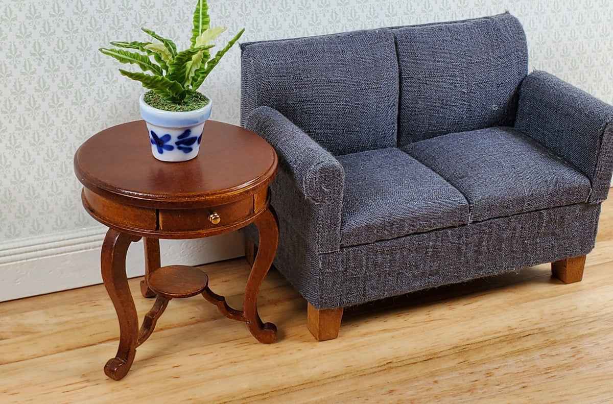 JBM Miniature Side Table Round Victorian Style 1:12 Scale Dollhouse ...