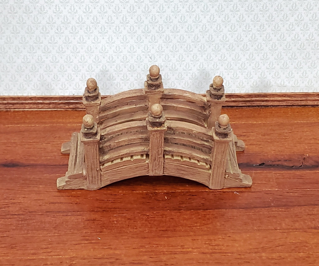 Small Miniature Garden Bridge Cast Resin Fairy Garden Dollhouse Scale ...